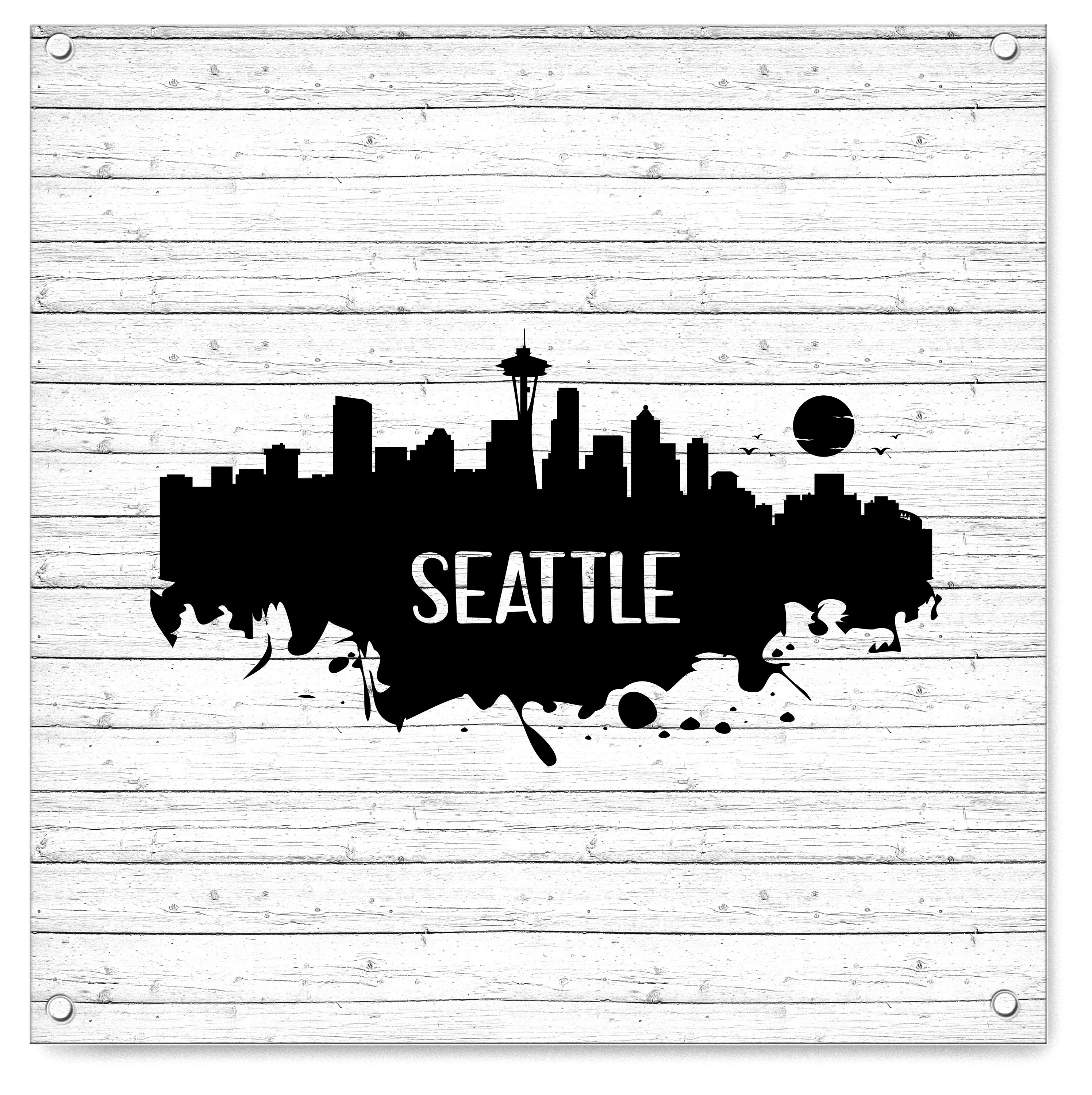 Seattle Skyline Silhouette Png Clip Art Library