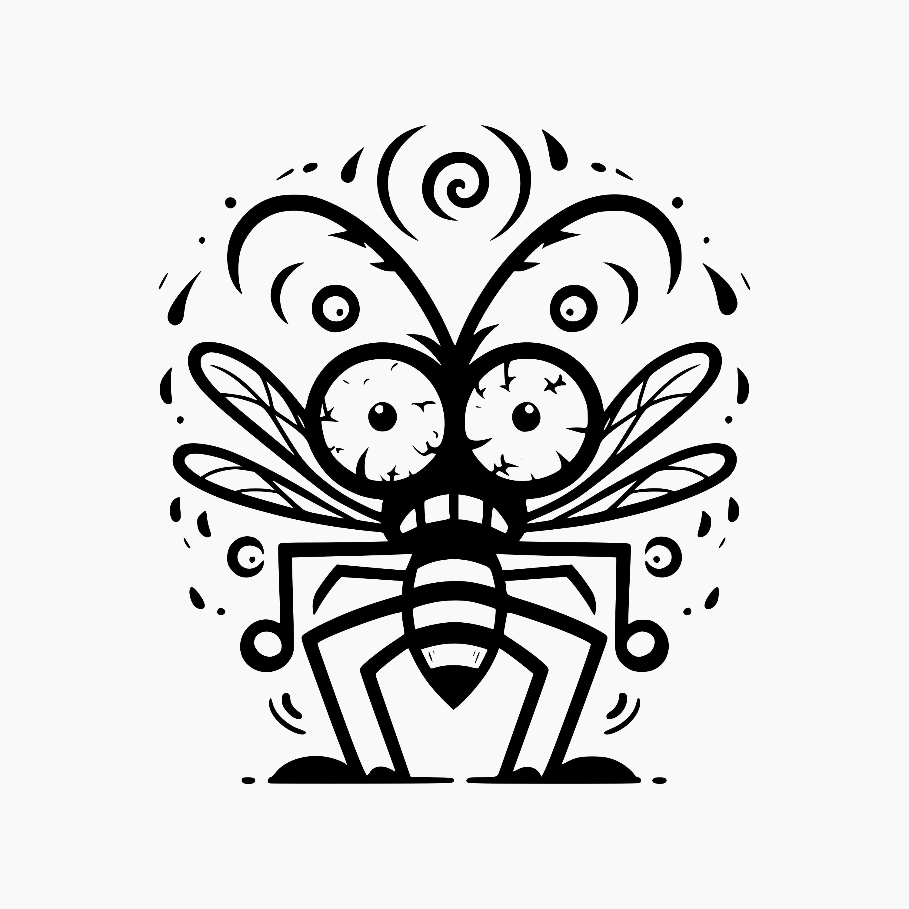 Frazzled Mosquito. 4 Svg Bundle. Svg Png Eps Dxf Cut Files. - Etsy