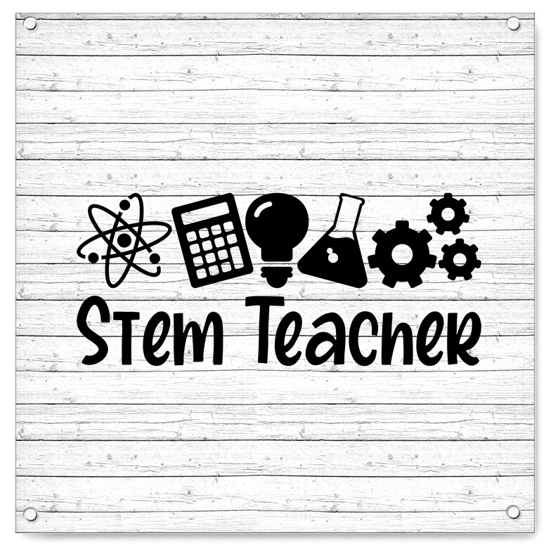 Stem Teacher. Svg Png Eps Dxf Cut Files. - Etsy
