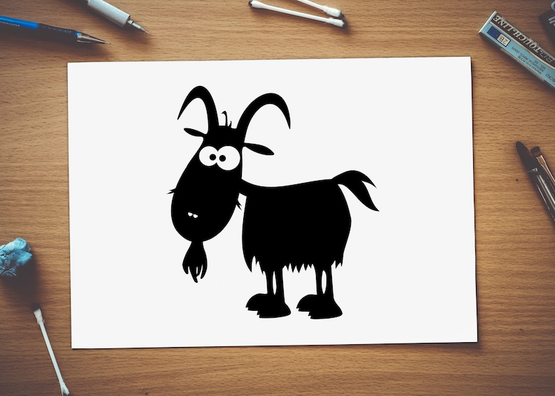 Goat. Svg Png Eps Dxf Cut Files. - Etsy