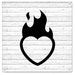 Flaming Heart. Svg Png Eps Dxf Cut Files. - Etsy