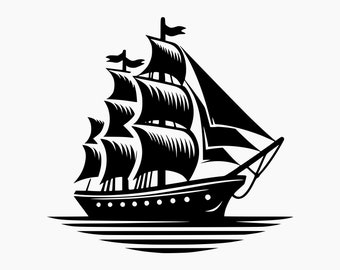 Schiff SVG Bundle, Ship Svg, Boats Svg, Sailing Svg, Schiff Clipart ...