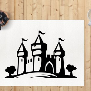 Castle. Svg Png Eps Dxf Cut Files. - Etsy