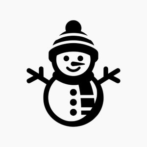 Snowman. Svg Png Eps Dxf Cut Files. - Etsy