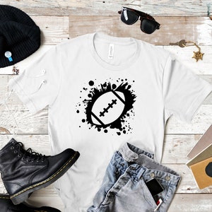 American Football Ball Splat Ink. Svg Png Eps Dxf Cut Files. - Etsy