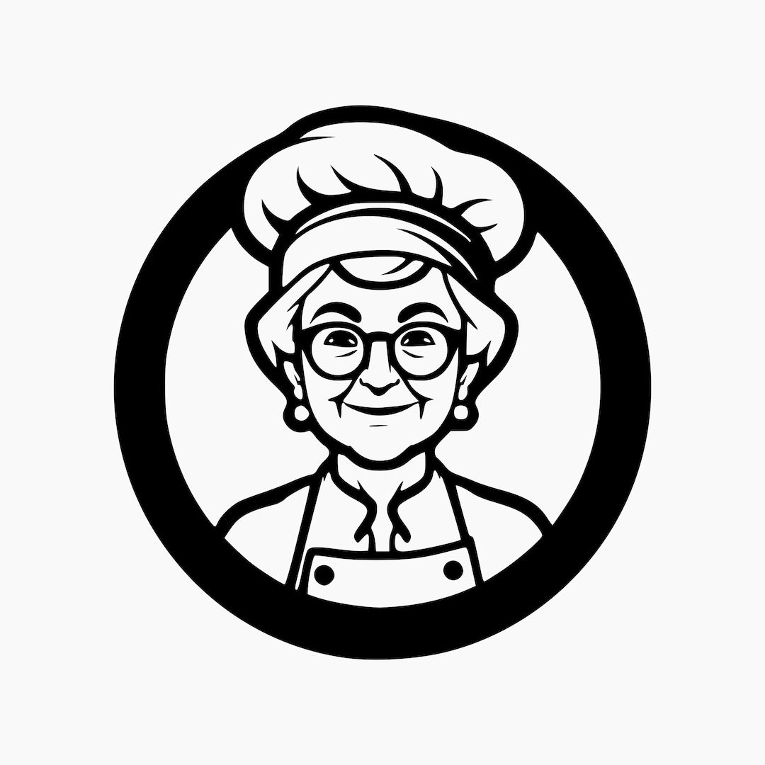 Grandmother Cook. Svg Png Eps Dxf Cut Files. - Etsy