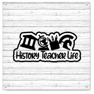 History Teacher Life. Svg Png Eps Dxf Cut Files. - Etsy