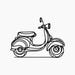 Motorcycle Line Drawing. 4 Svg Bundle. Svg Png Eps Dxf Cut Files. - Etsy UK