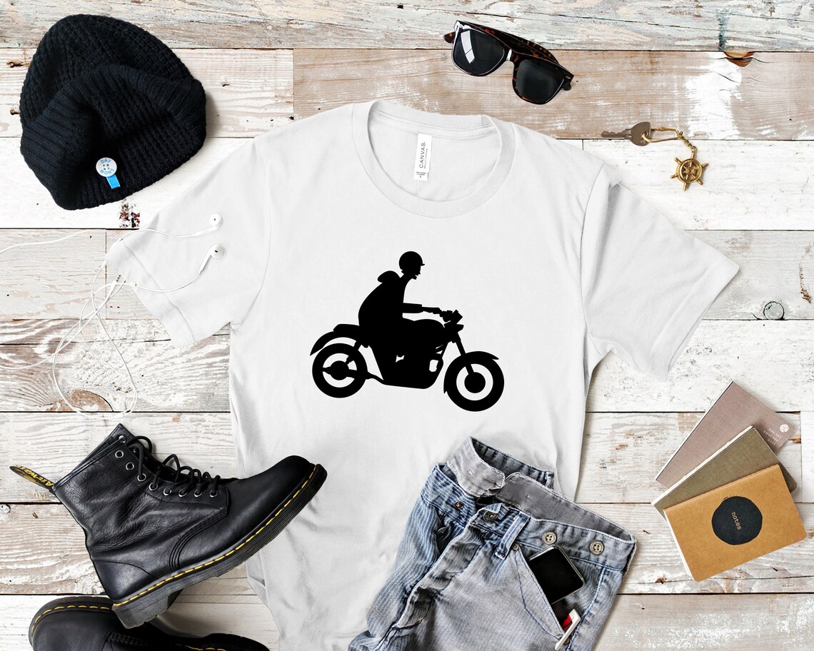 Motorcycle Rider. Svg Png Eps Dxf Cut Files. - Etsy