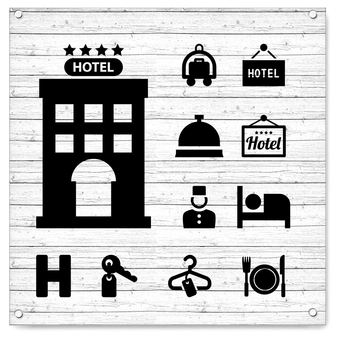 Hotel. Svg Png Eps Dxf Cut Files. - Etsy