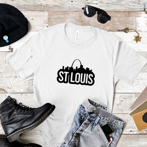 St Louis Bold Skyline. Svg Png Eps Dxf Cut Files. - Etsy