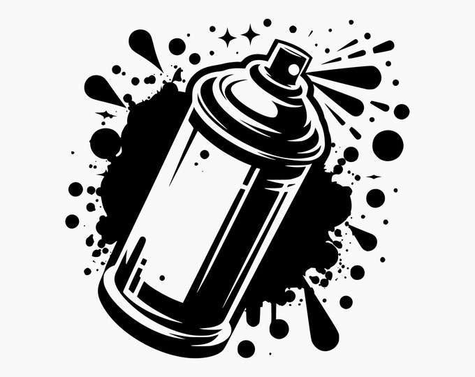 Spray Paint. Svg Png Eps Dxf Cut Files. - Etsy
