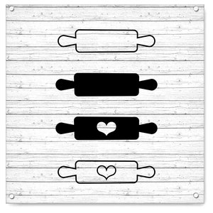 Rolling Pin. 4 Svg Bundle. Svg Png Eps Dxf Cut Files. - Etsy