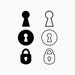 Keyhole. Svg Png Eps Dxf Cut Files. - Etsy