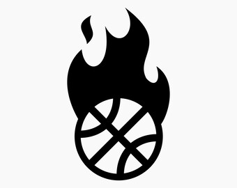 Exploding Basketball Ball. Svg Png Eps Dxf Cut Files. | Etsy