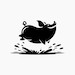Pig Jumping. Svg Png Eps Dxf Cut Files. - Etsy