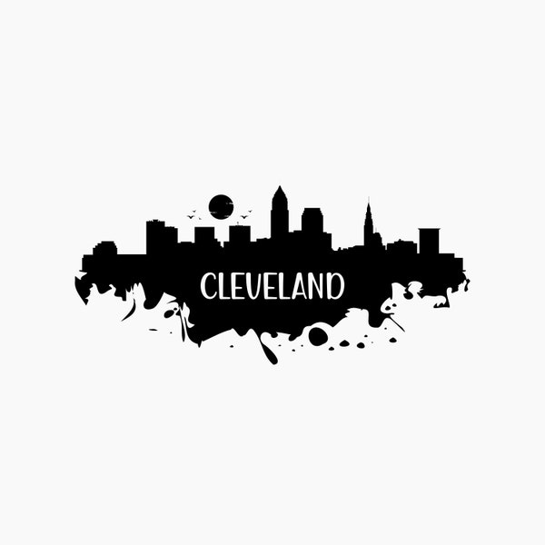 Cleveland Skyline - Etsy