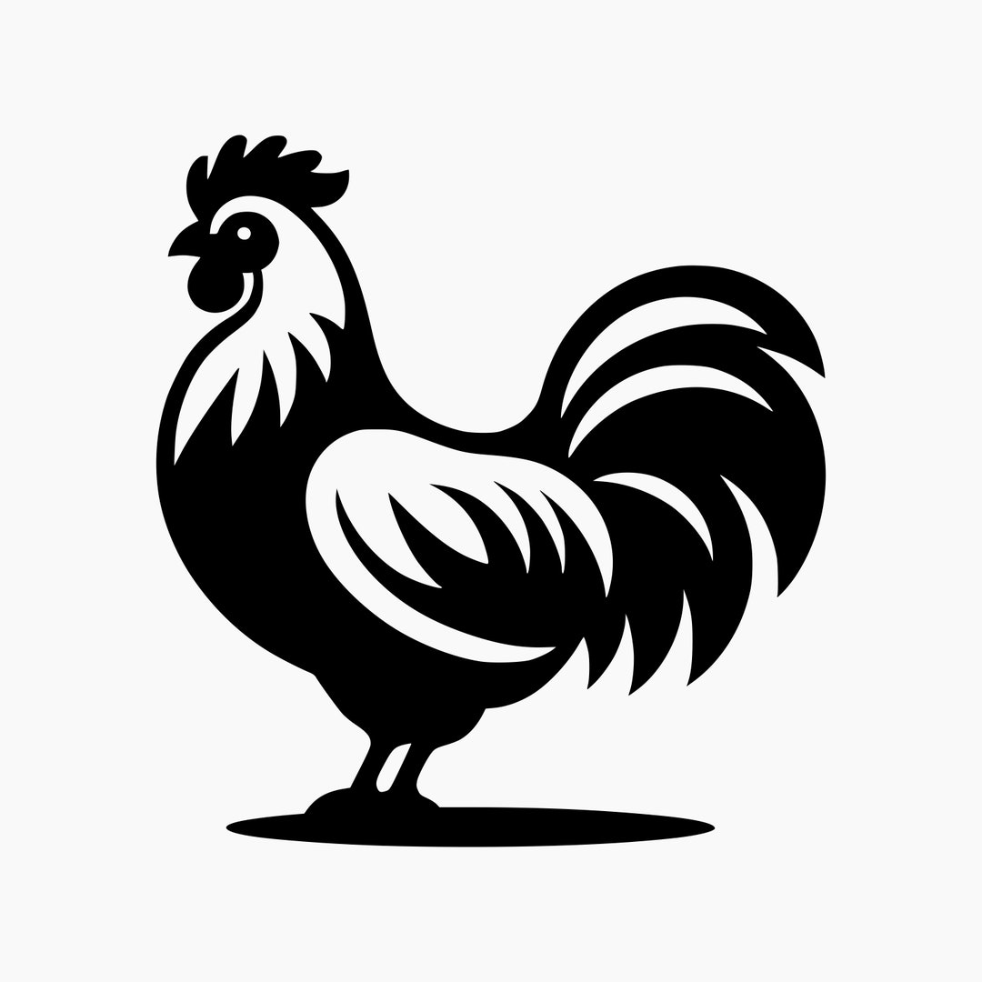 Chicken. Svg Png Eps Dxf Cut Files. - Etsy