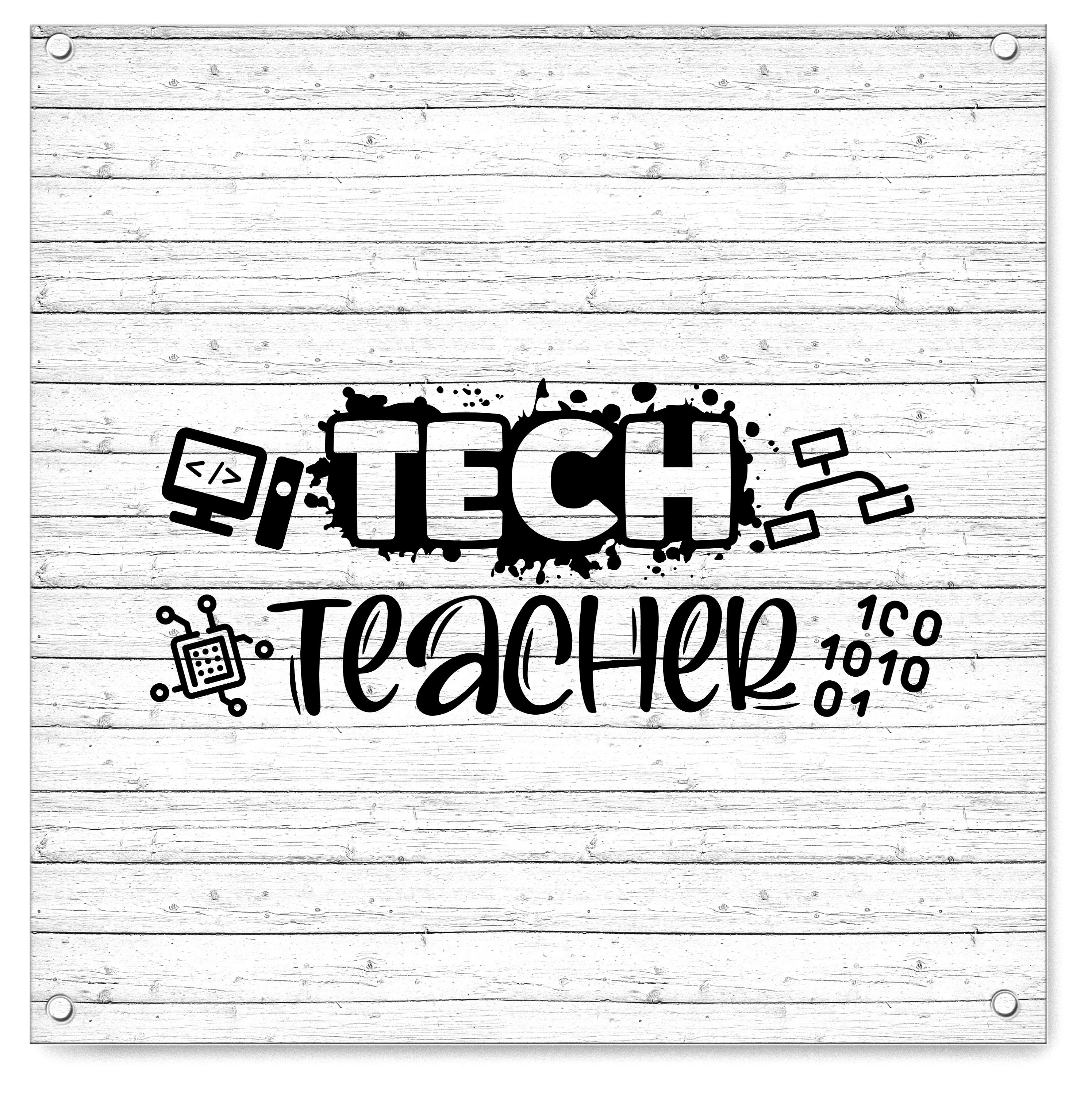 Tech Teacher. Svg Png Eps Dxf Cut Files. - Etsy