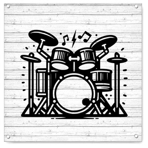 Drum Set. Svg Png Eps Dxf Cut Files. - Etsy