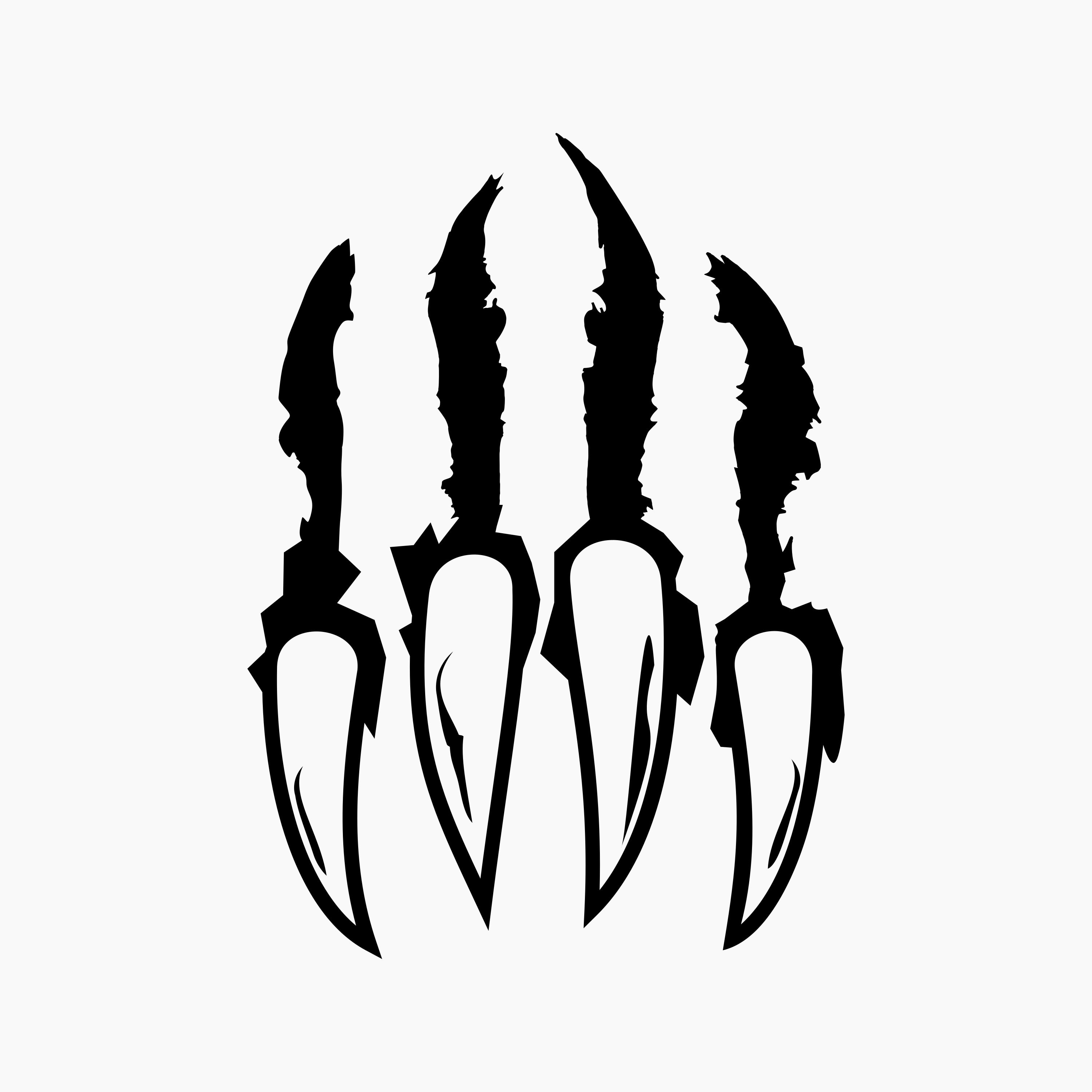 Claw Scratches. Svg Png Eps Dxf Cut Files. - Etsy