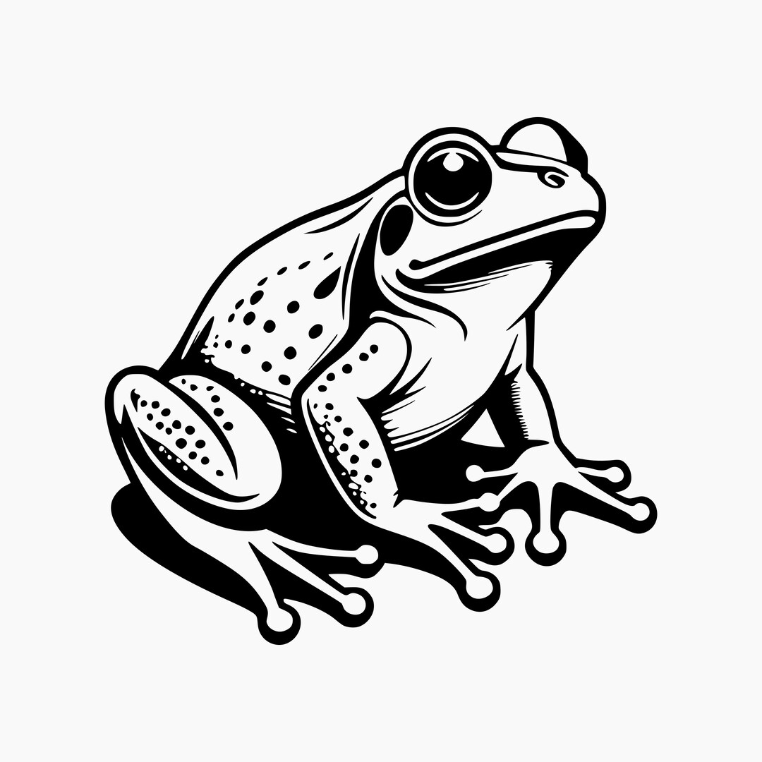 Frog. Svg Png Eps Dxf Cut Files. - Etsy
