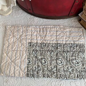 Vintage Cutter Quilt Piece for Repurposing a Handmade Patchwork Scrap ...