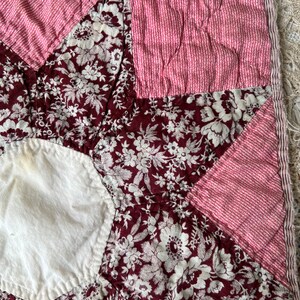 Handmade Vintage Patchwork Cotton Cutter Quilt Piece Olddoll - Etsy