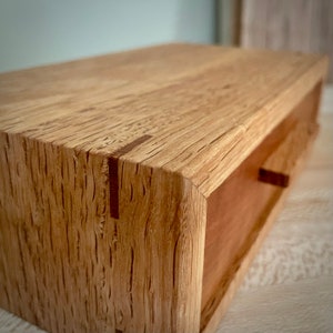 Handcrafted Oak and Cherry Wood Drawer - Jewelry Box - MADE TO ORDER - Etsy