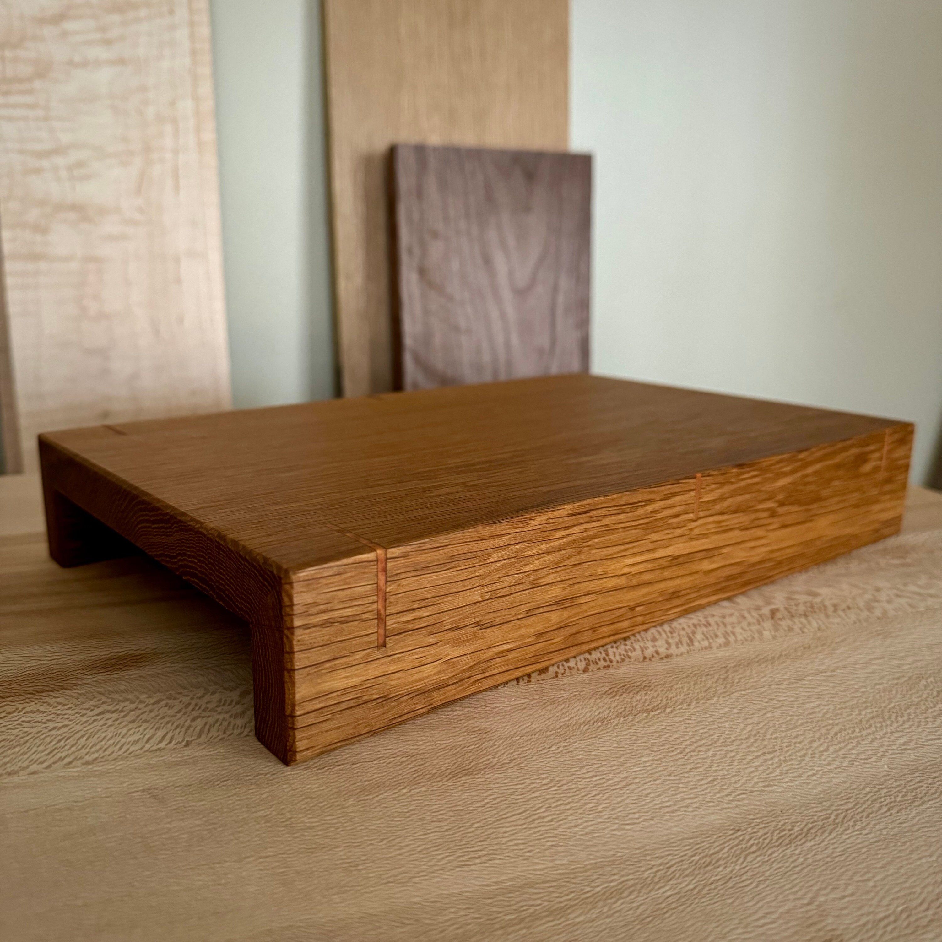 Handcrafted Wood Riser Wood Plant Stand Your Choice Of: Ash, Cherry ...