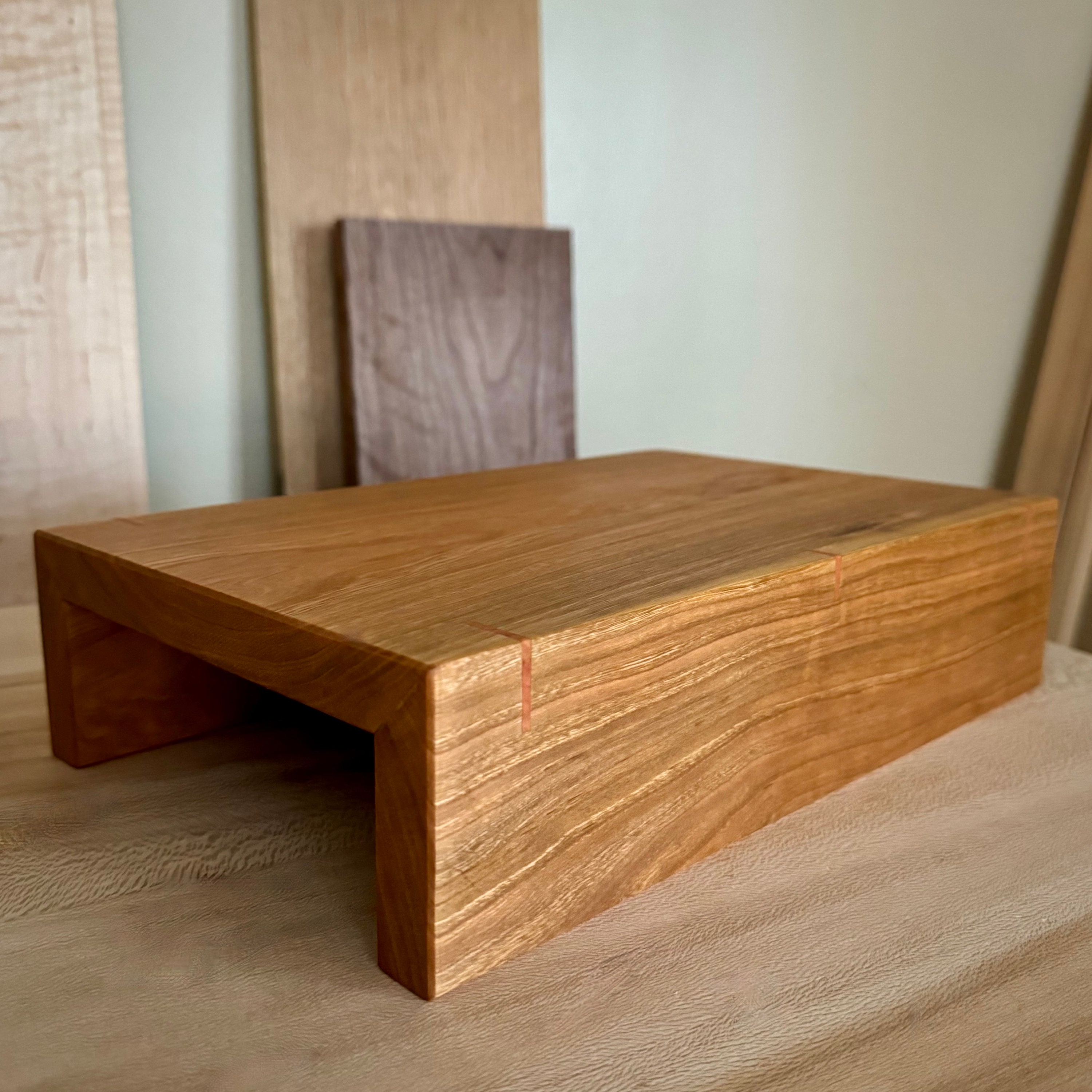 Handcrafted Wood Riser Wood Plant Stand Your Choice Of: Ash, Cherry ...