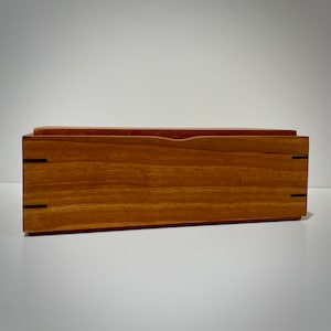 Handcrafted Cherry & Spanish Cedar Keepsake Box - Jewelry Box - Wood ...