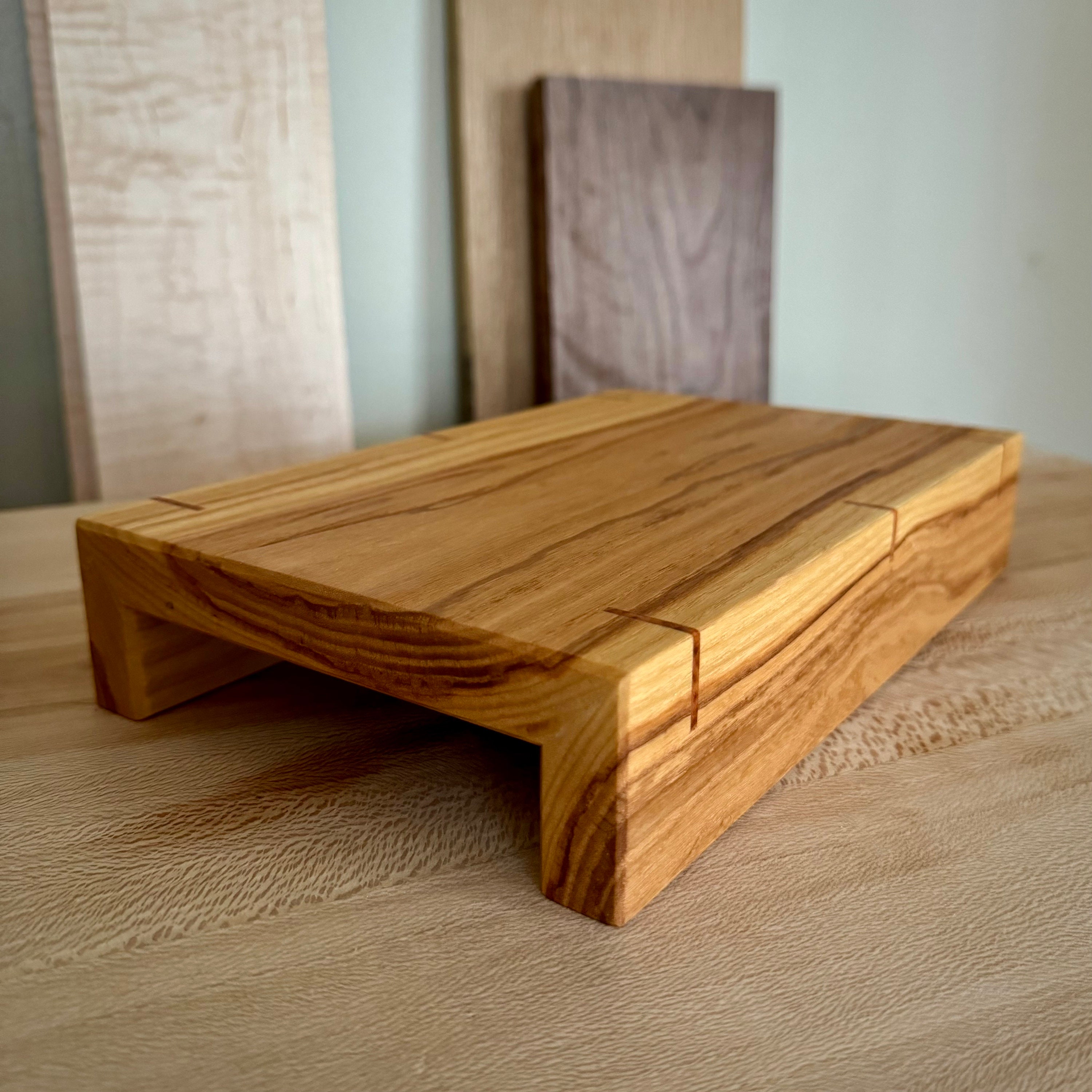 Handcrafted Wood Riser Wood Plant Stand Your Choice Of: Ash, Cherry ...