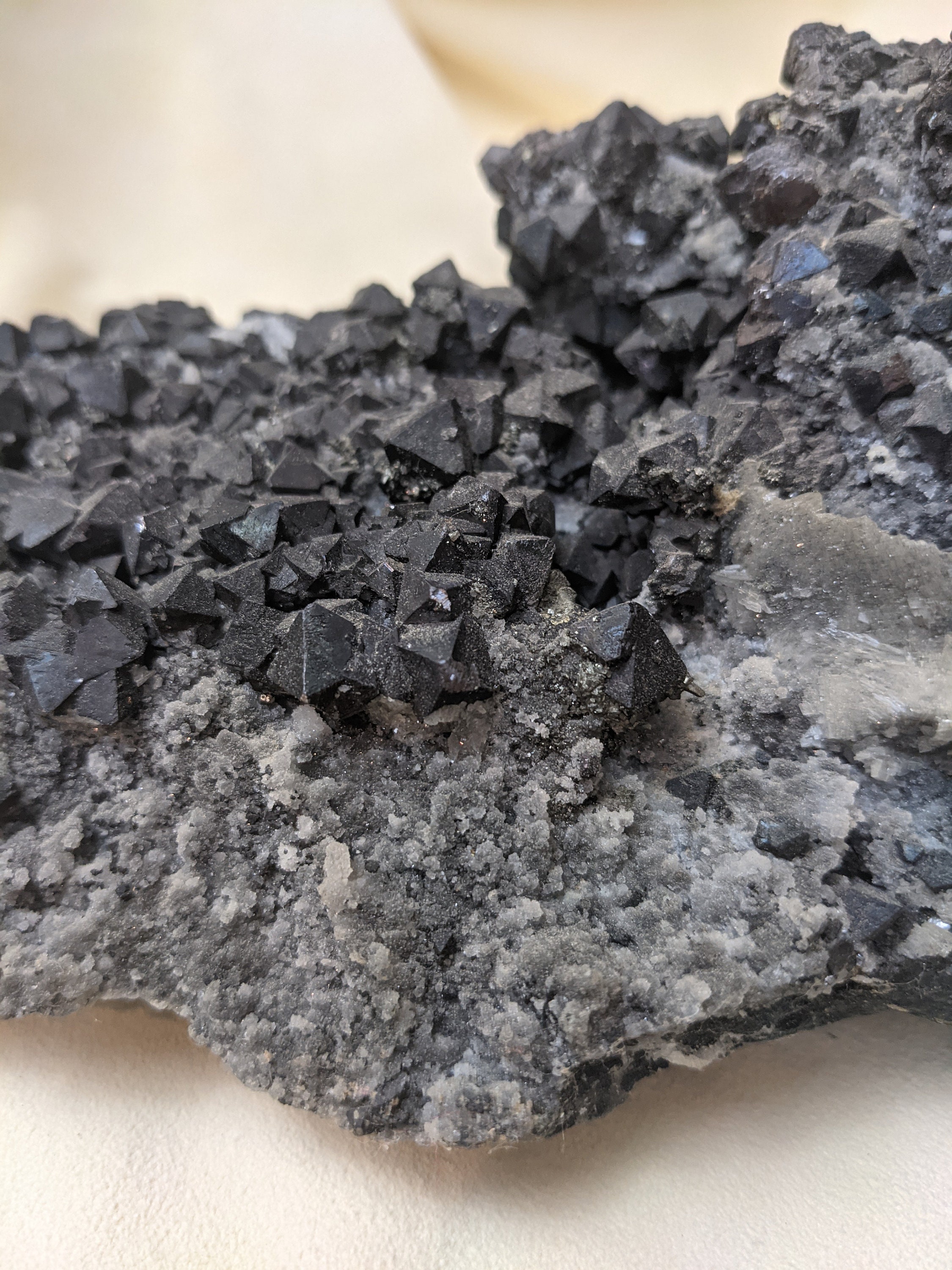 Magnificent Magnetite Specimen With Gold and Pyrite | Etsy