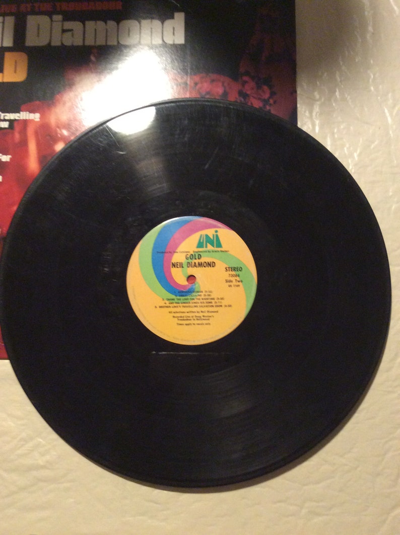 Vinyl Record Album: Neil Diamond - Gold - Etsy