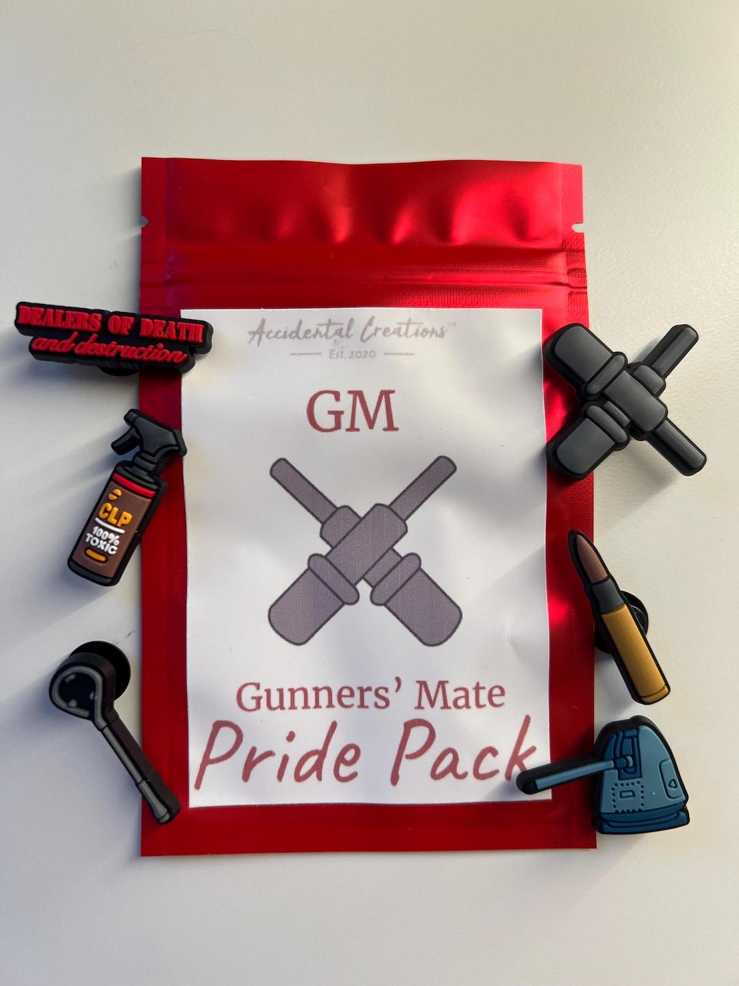 Navy (GM) Gunner’s Mate Pride Shoe Charm Pack - Etsy