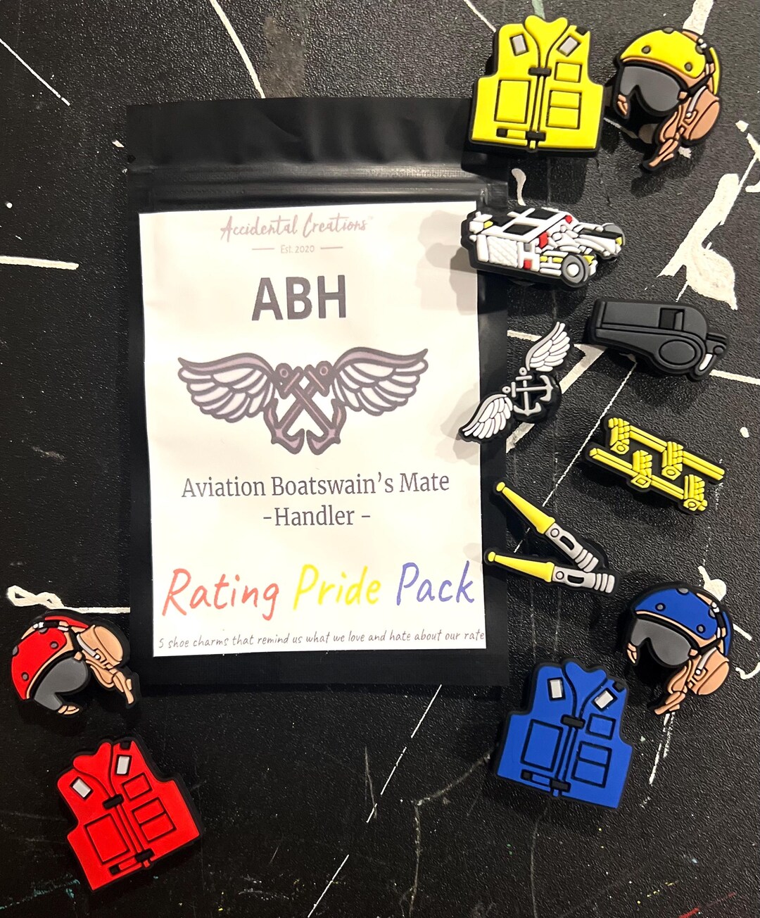 Navy (ABH) Aviation Boatswain’s Mate Pride Shoe Charm Packs - Etsy