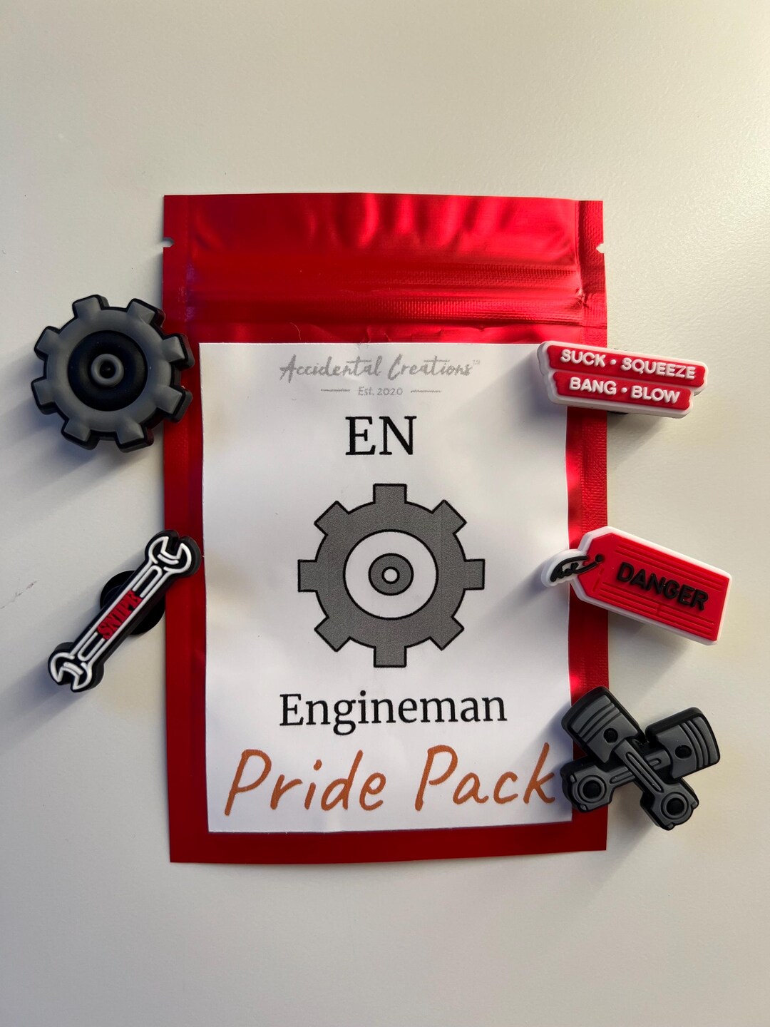 Navy (EN) Engineman Pride Shoe Charm Pack - Etsy