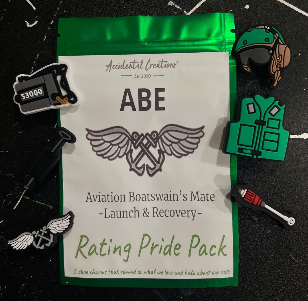 Navy (ABE) Aviation Boatswain’s Mate Pride Shoe Charm Packs - Etsy