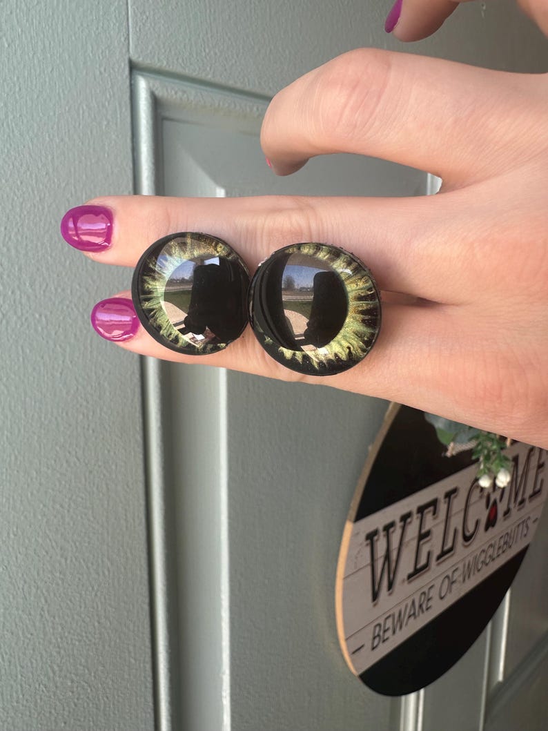 Explosion Collection Hand-painted Sinker Safety Eyes for Amigurumi ...