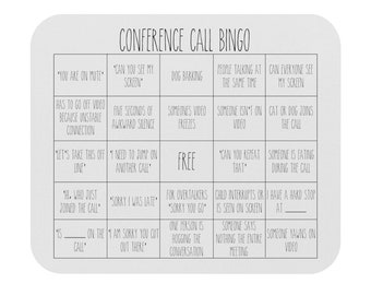Conference Call Bingo - Etsy