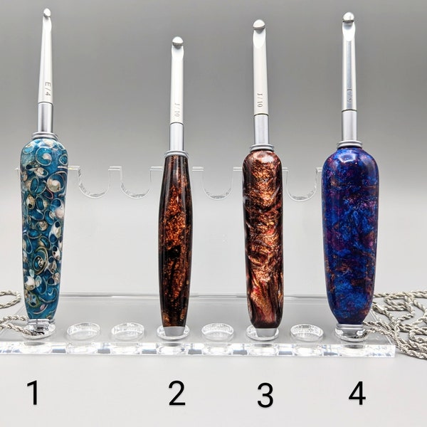 Resin Crochet Hook Set - Etsy
