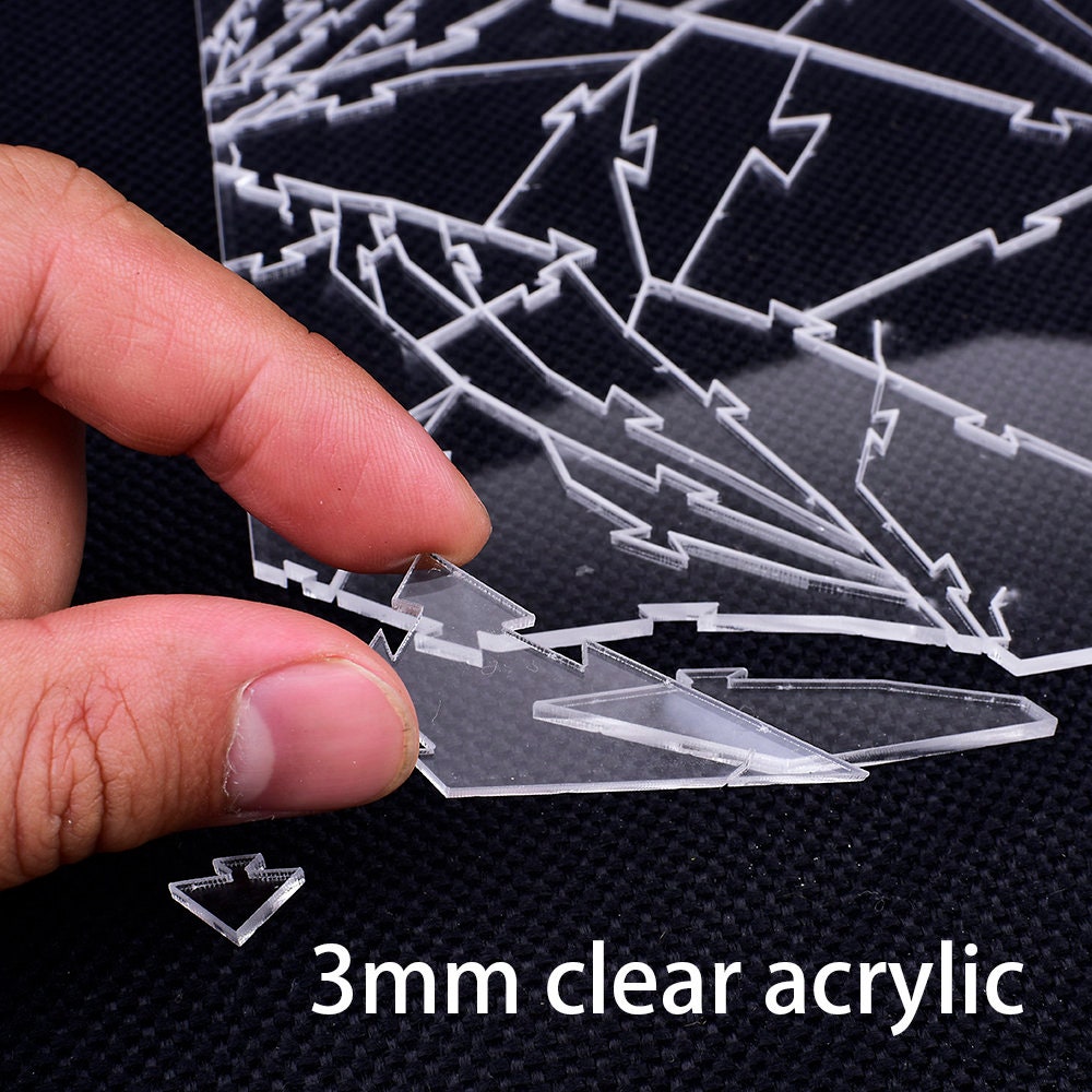 Clear Impossible Jigsaw Puzzle Acrylic Impossible Puzzle | Etsy