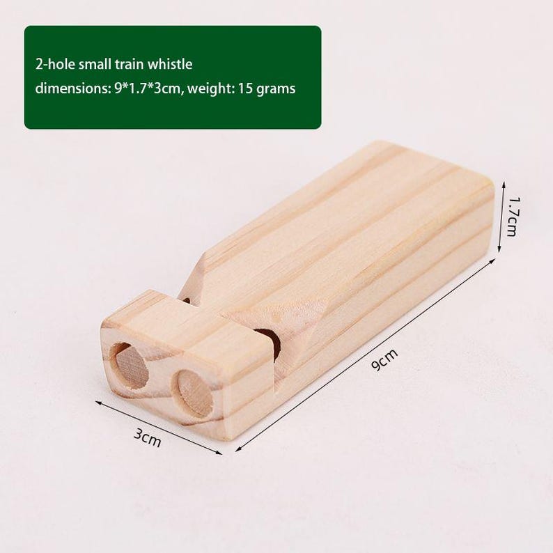 Wooden Train Whistle, Realistic Train Sound, Montessori Musical Toy ...