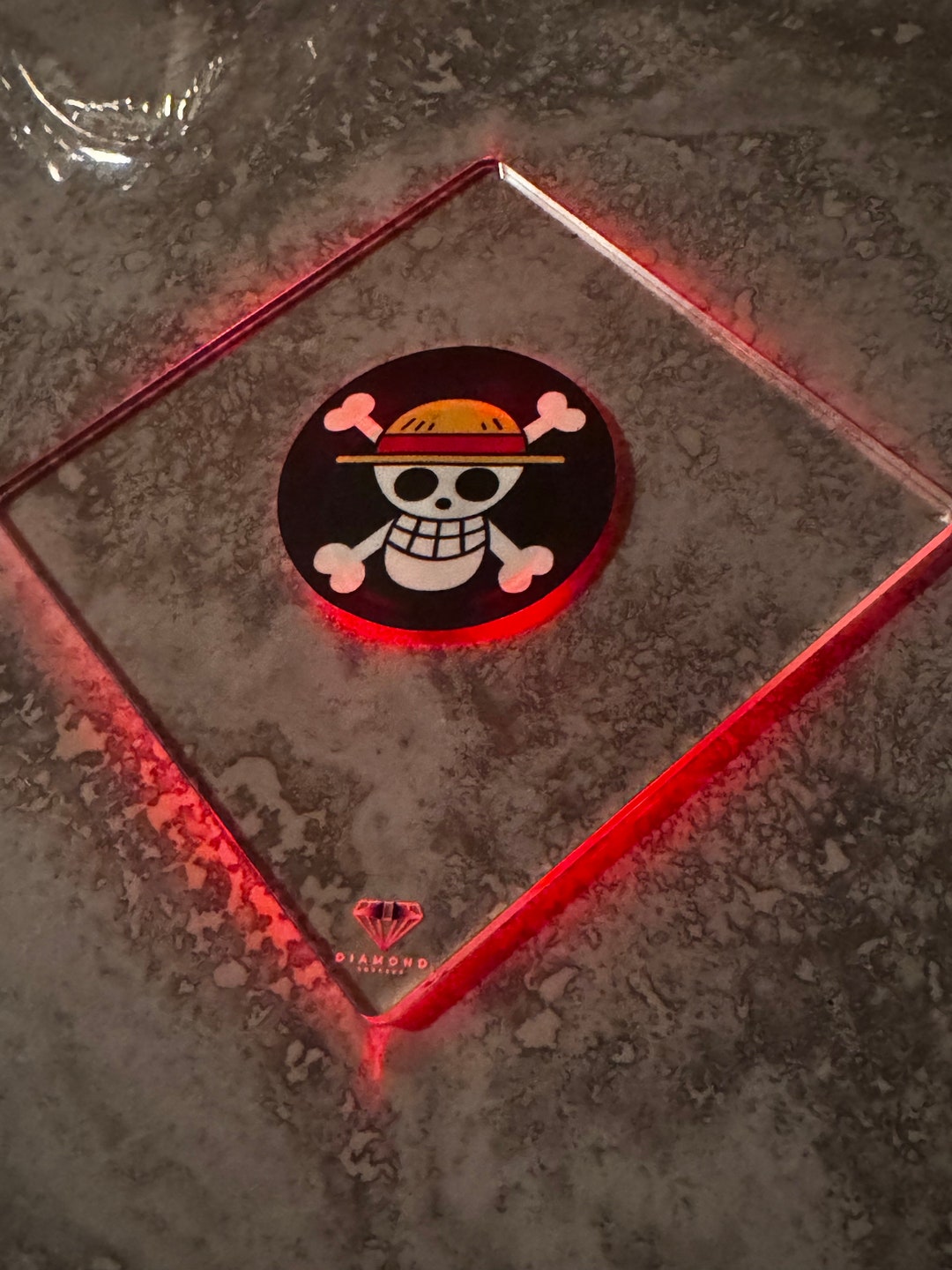 One Piece Led Coaster - Etsy
