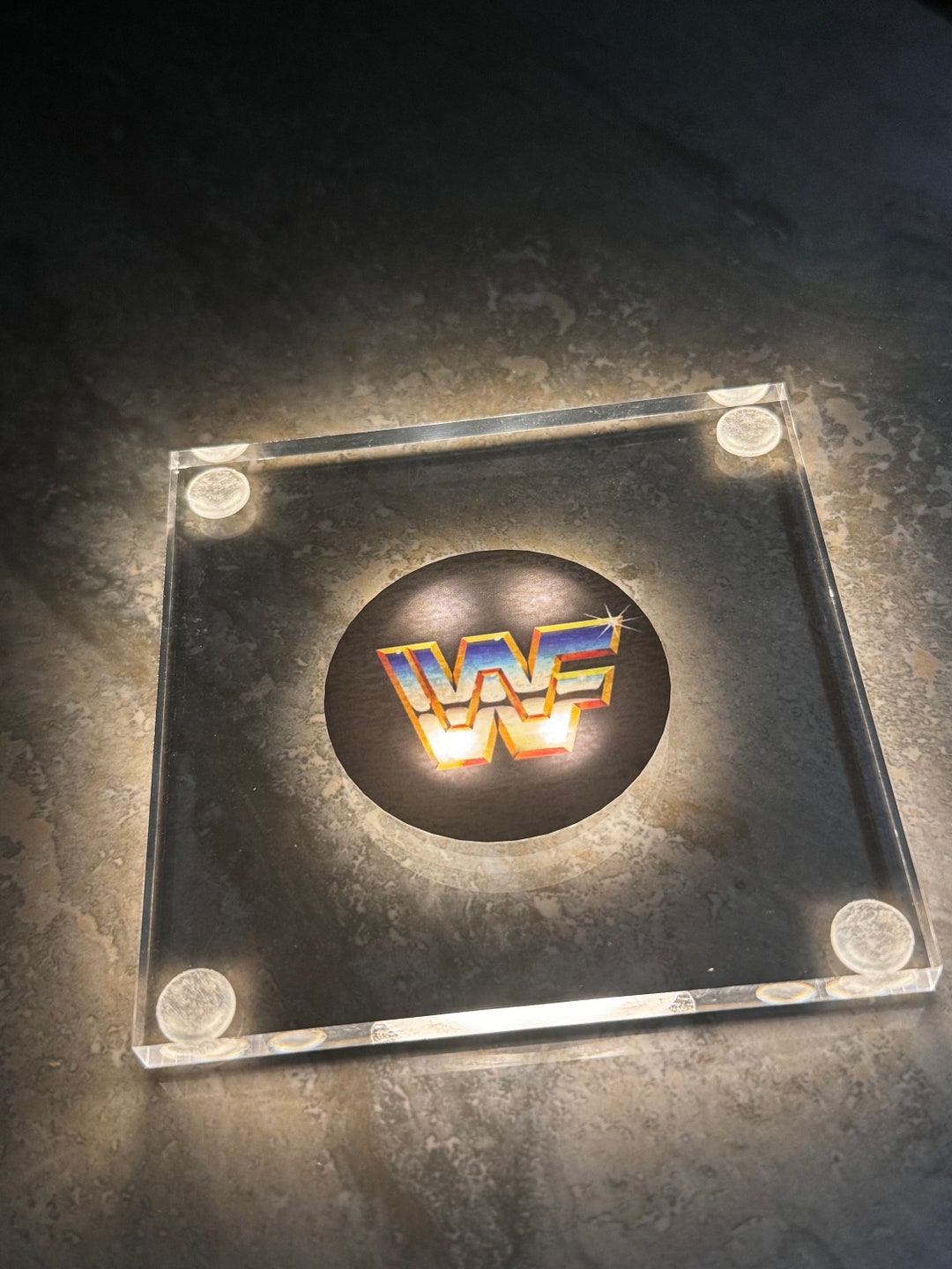 WWF 80s Logo Premium LED Coaster - Etsy