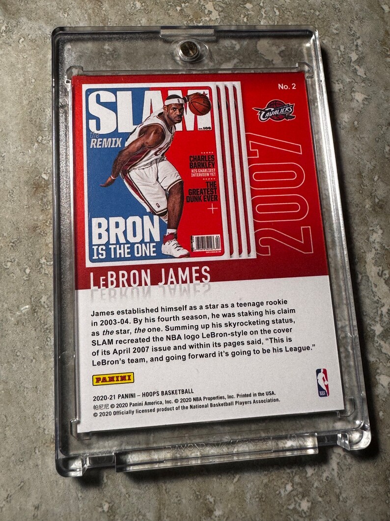 Lebron James 2020-21 Nba Hoops Slam Insert Bundle - Etsy