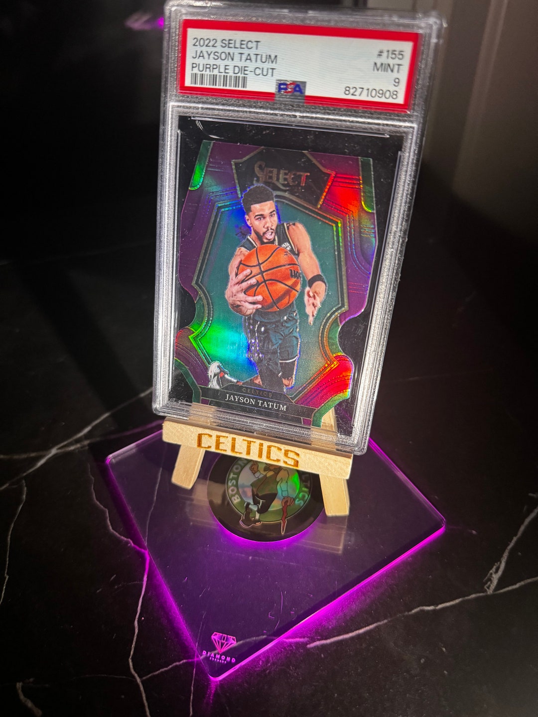 Jayson Tatum 2022 Select Purple Die-cut 52/99 Psa 9 Bundle - Etsy