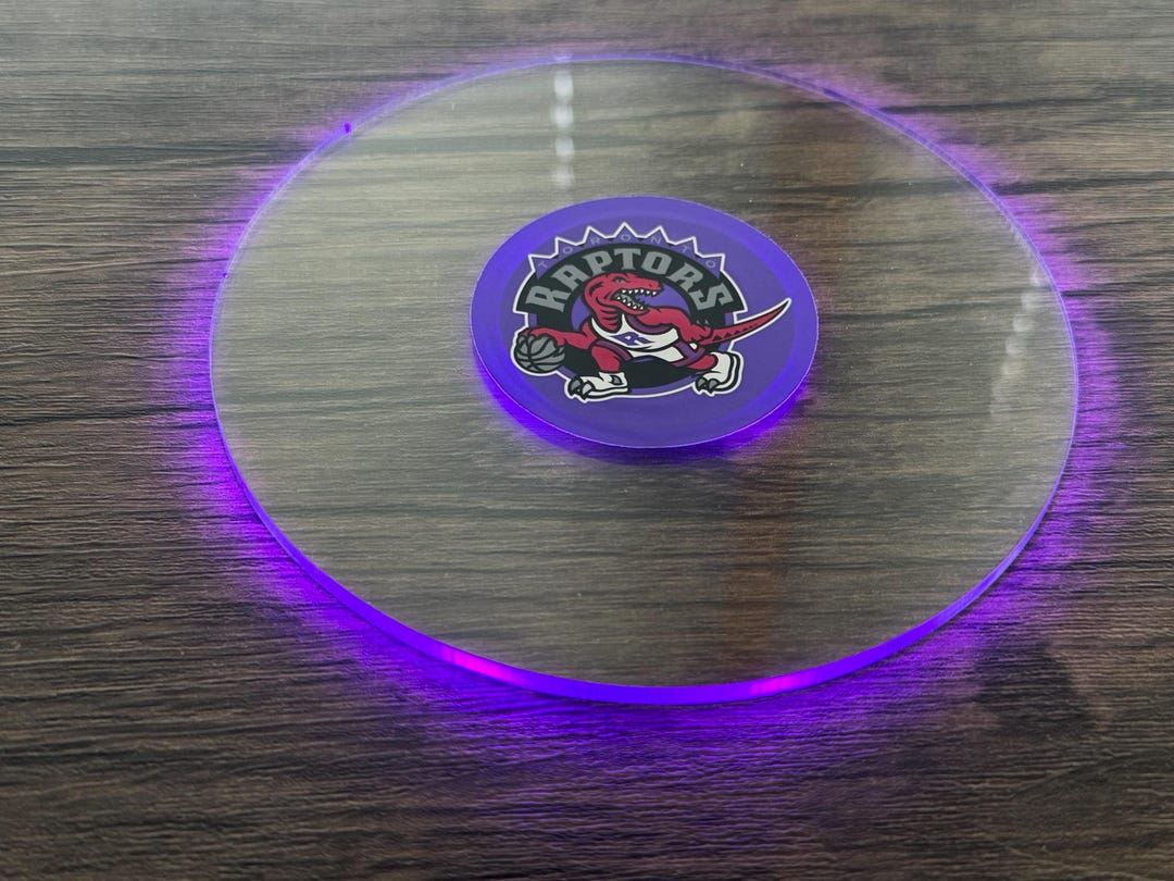 Raptors Throwback Led Coaster - Etsy