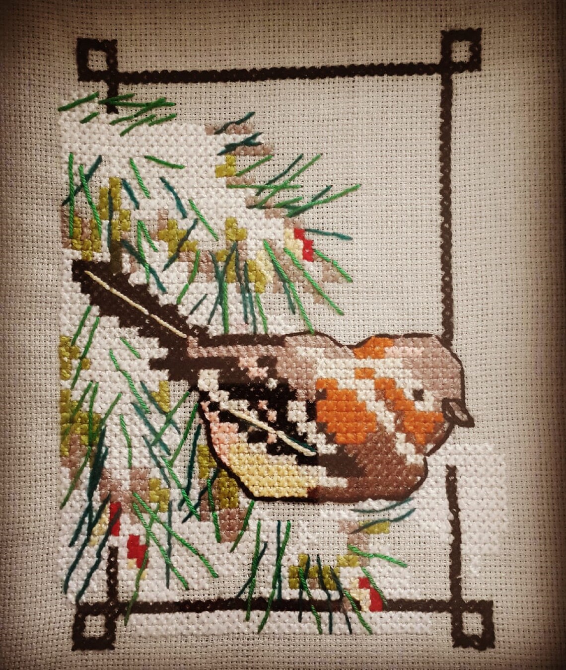 Cross Stitch-Completed Cross Stitch-Finished Cross | Etsy